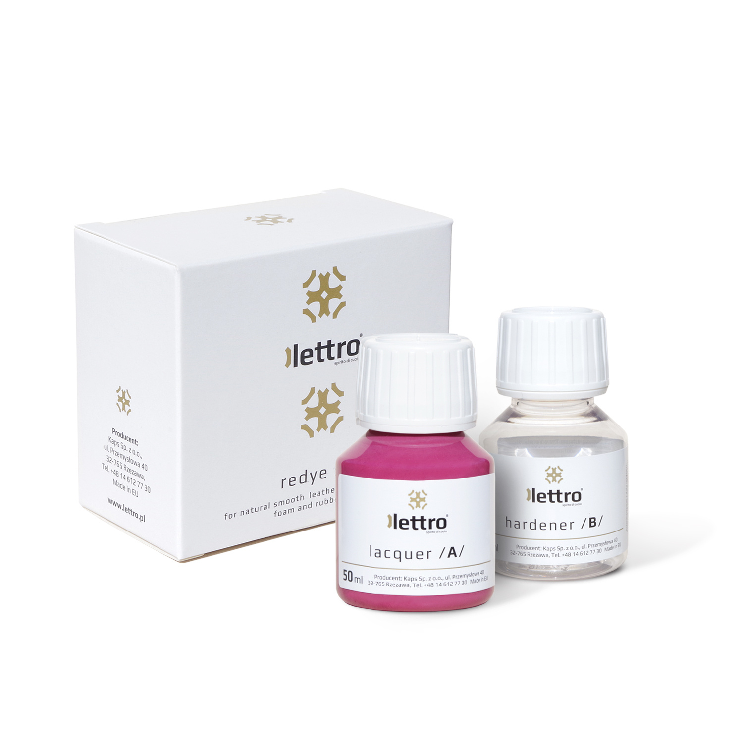 Farba do renowacji skóry naturalnej i syntetycznej Lettro Redye Set ...